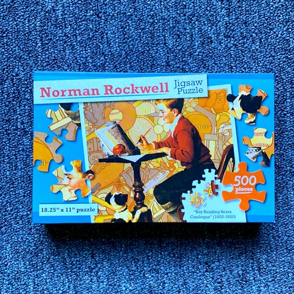 Kappa Books Publishers LLC | Games | Norman Rockwell Boy Reading Sears ...